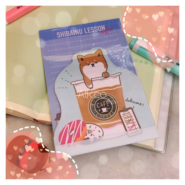 Jual Shiba inu coffee stick note | Shopee Indonesia