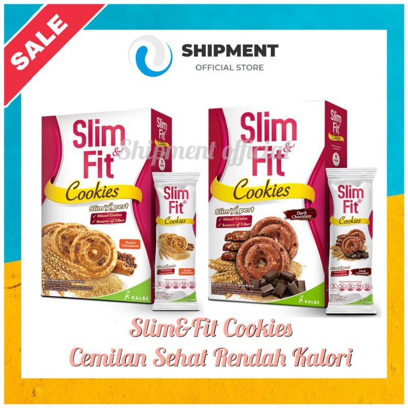 Jual SHIPMENT - SLIMFIT COOKIES 220 gram RAISIN CINNAMON DAN DARK ...