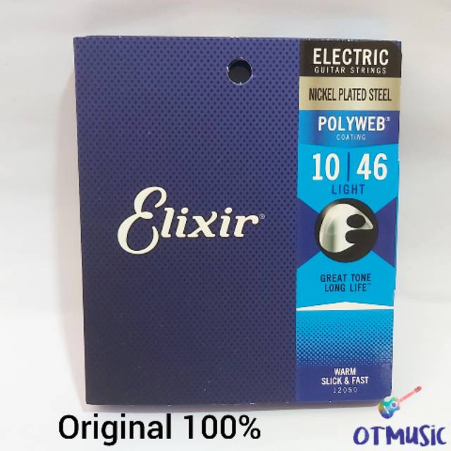 Jual Senar Elixir / Elixir String Polyweb 10-46 Original Anti Karat ...