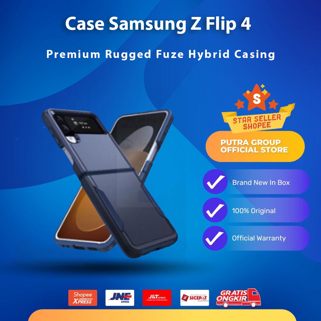 Jual Premium Case Samsung Galaxy Z Flip 4 Flip4 5G Rugged Fuze Hybrid ...