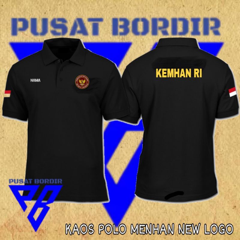 Jual Polo shirt MENHAN new Logo full bordir tshirt polo KEMENTRIAN ...
