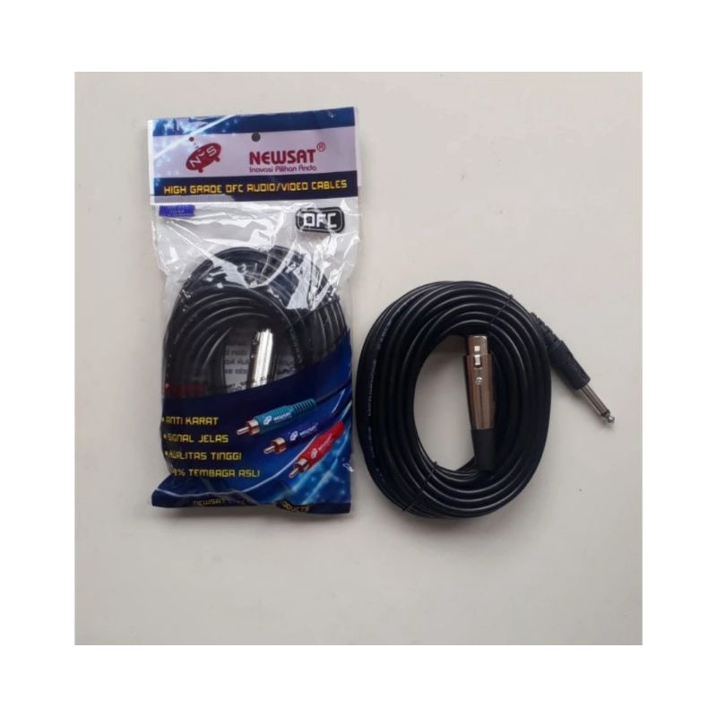 Jual Kabel mic 10m + jack Kabel microphone 10m + jack | Shopee Indonesia