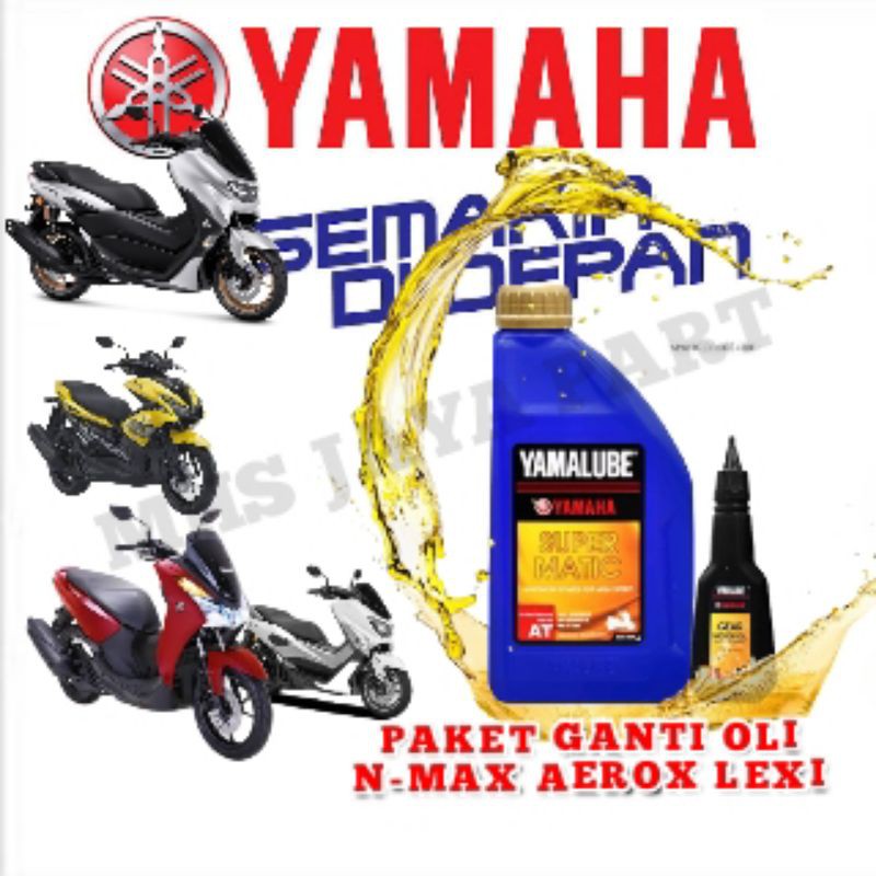 Jual PAKET OLI YAMAHA NMAX AEROX LEXI(SUPERMATIC 1L+GEAR OIL) | Shopee ...