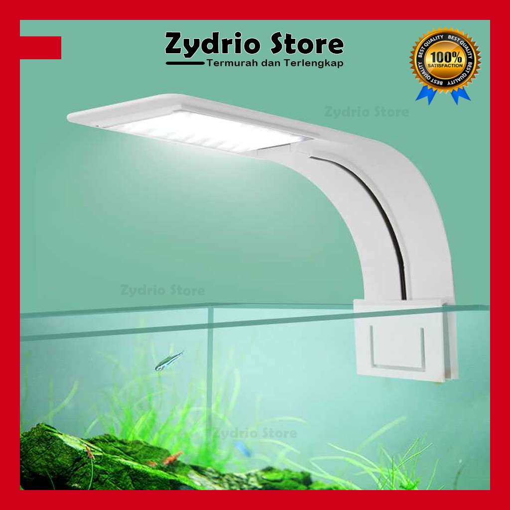 Jual Lampu Aquarium LED Aquascape Super Slim Clip On 10W Minimalis ...