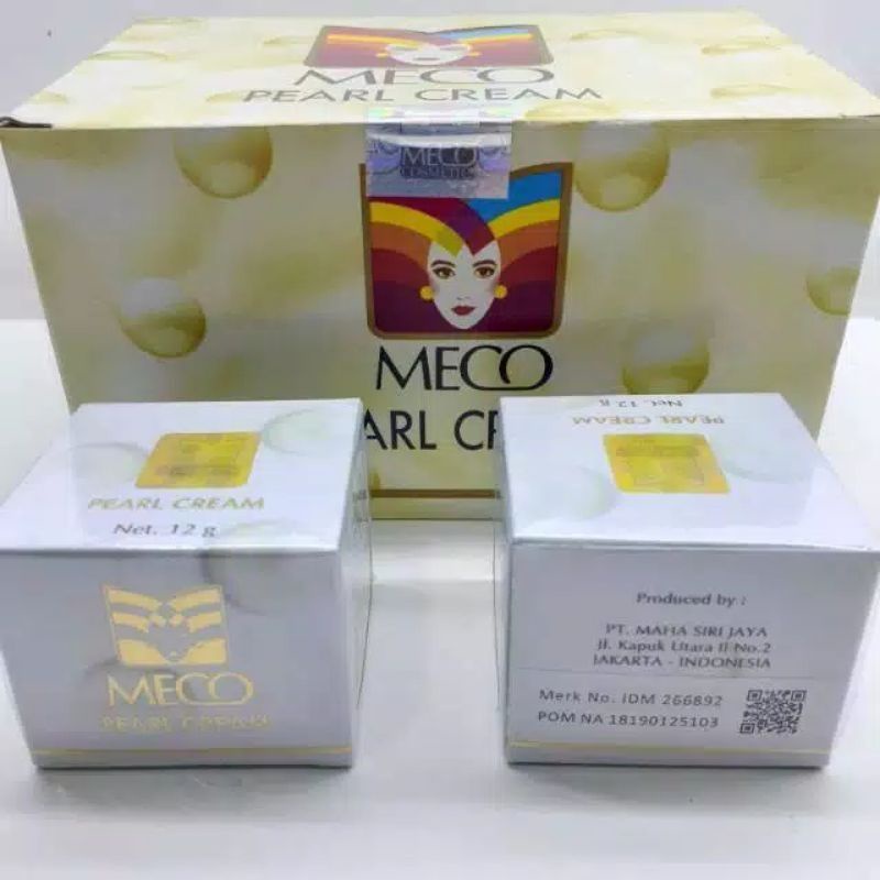 Jual Meco pearl CReam 12g - Meco lightening Cream pencerah Wajah ...