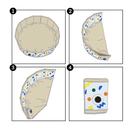 Jual Folding Pool Mat BANYAK MOTIF - MyOwnFlashcards - Kolam Lipat ...