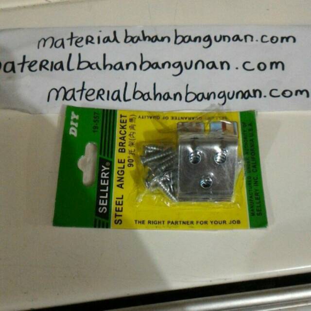 Jual Besi siku plate iron kecil 25 mm steel angle bracket DISKON6 ...