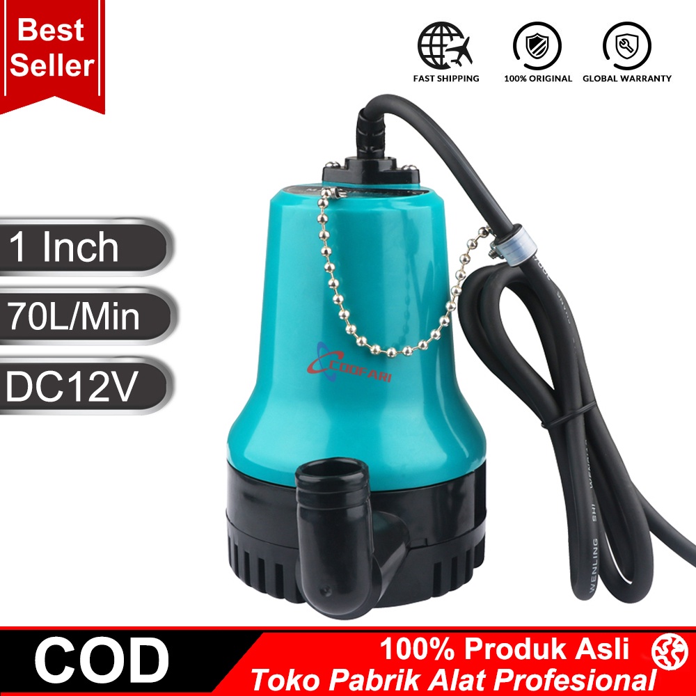 Jual Mesin Pompa Air Celup 12V 24V - Kolam Submersible Pump 12 Volt 24 Volt - Pompa Celup Air ...