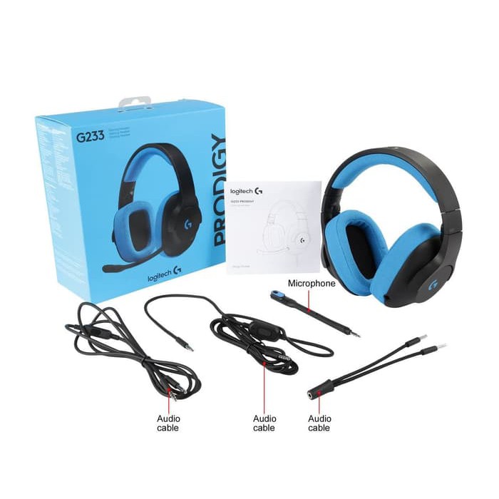 Jual PALING MURAH !! Logitech G233 Prodigy gaming headset Immersion for ...