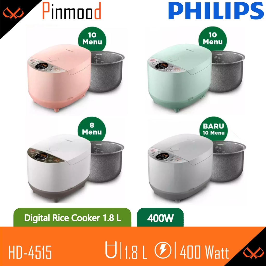 Jual PHILIPS MAGIC COM / DIGITAL RICE COOKER HD-4515 [ 1.8 LITER ...