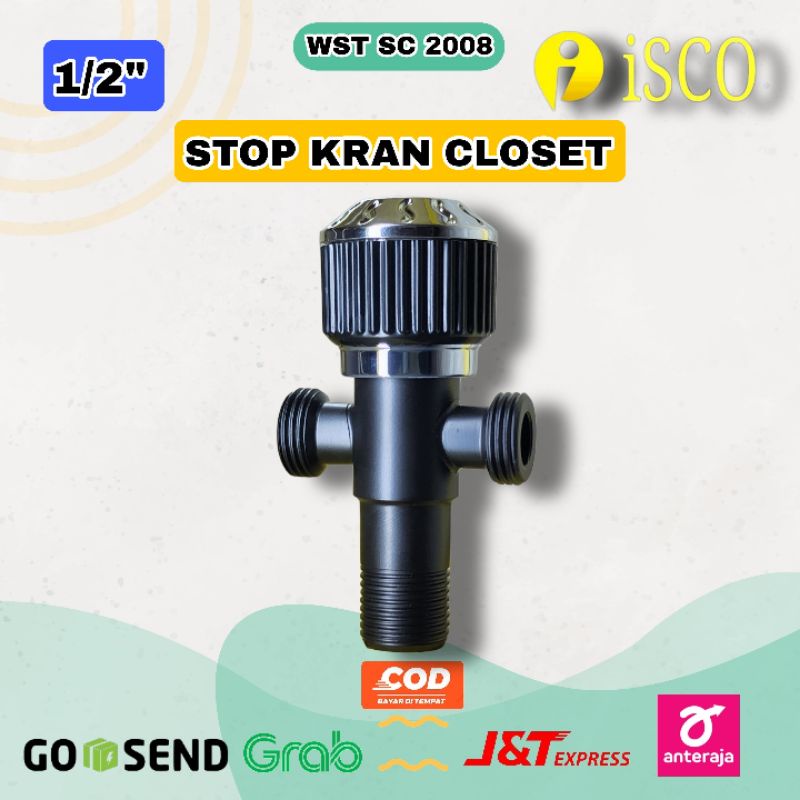 Jual Stop Kran T Closet Kran Cabang Toilet Stop Valve | Shopee Indonesia