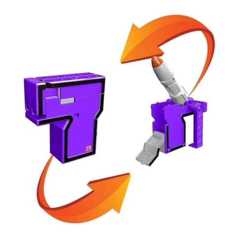 Jual Emco Pocket Morphers Number 7 Robot Transformers Angka 7 | Shopee ...