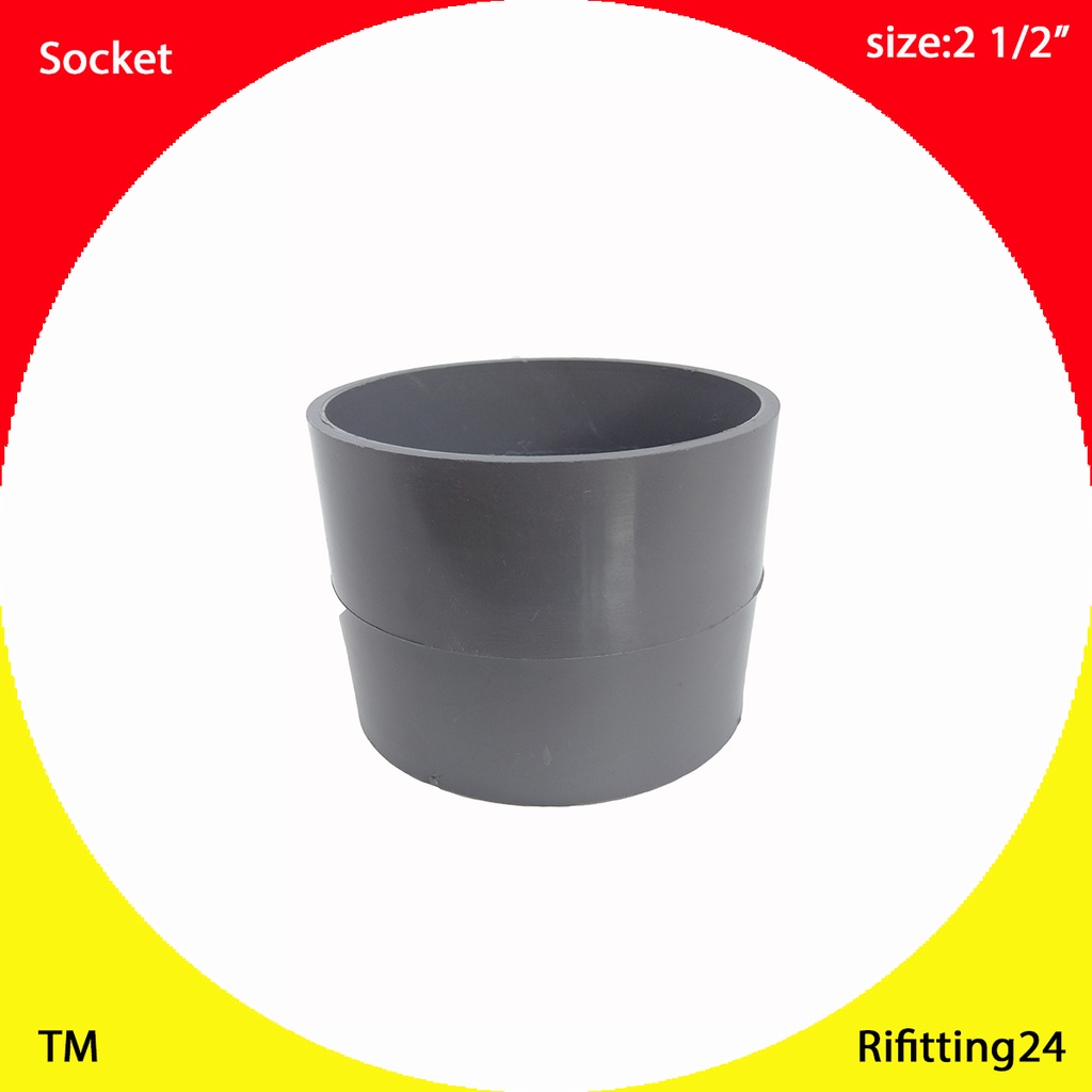Jual SOCK 2 1/2"/FITTING PIPA PVC/SOCKET/SOCK SAMBUNG | Shopee Indonesia