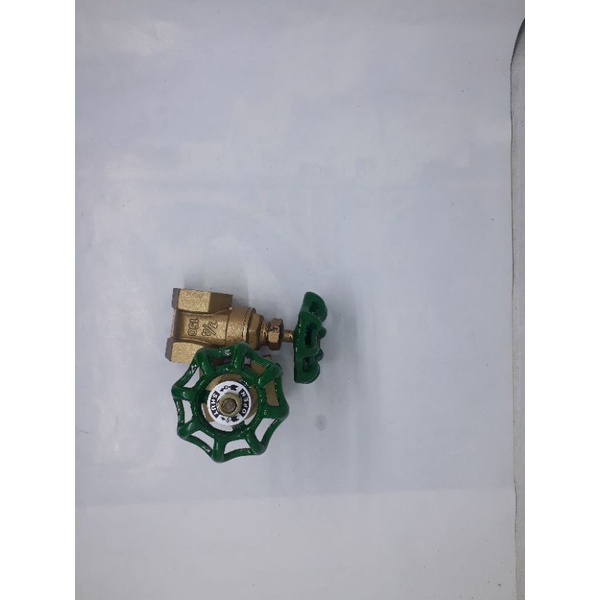 Jual gate valve stop kran bahan kuningan ukuran 3/4 model pdam/ pam ...