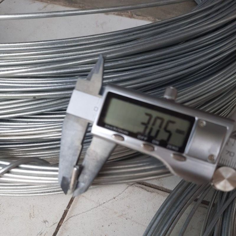 Jual 1 KG Kawat BWG 10 besar 3 MM panjang 15 meter kawat ikat kawat ...