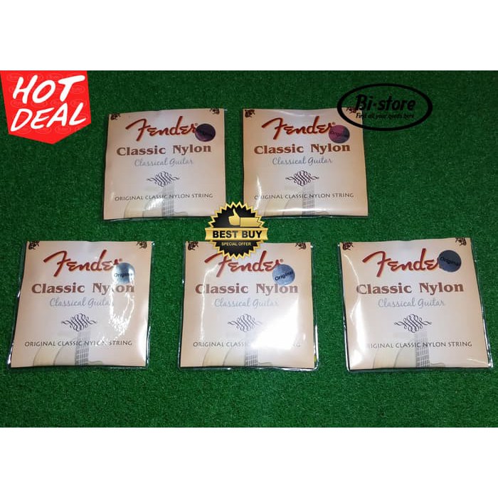 Jual Senar Gitar Fender Classic Nylon / nilon String Original | Shopee ...