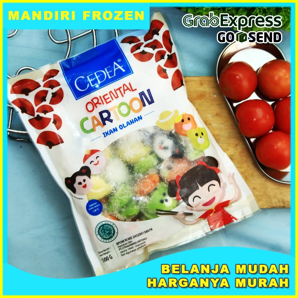 Jual CEDEA Oriental Cartun 500gr - Makanan Beku Olahan Bentuk Karakter ...