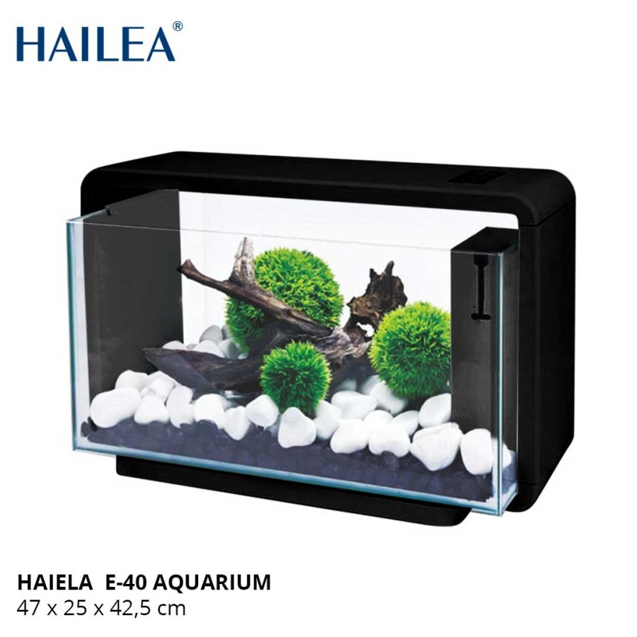 Jual Hailea E40 Aquarium Full Set - Black | Shopee Indonesia