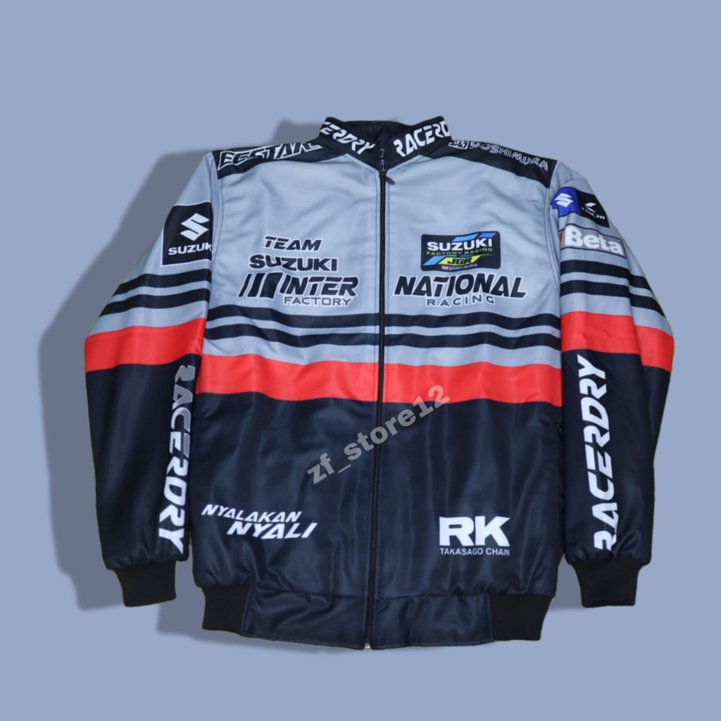 Jual Jaket Sunmori Team Suzuki Internasional Jaket Racing Jaket Pria Jaket Motor | Shopee Indonesia