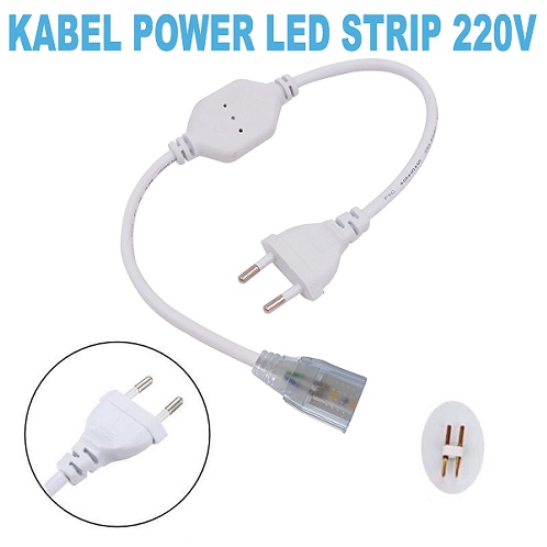 Jual kabel Colokan Konektor Adaptor LED STRIP Light SMD 5050 IP66 Ac ...