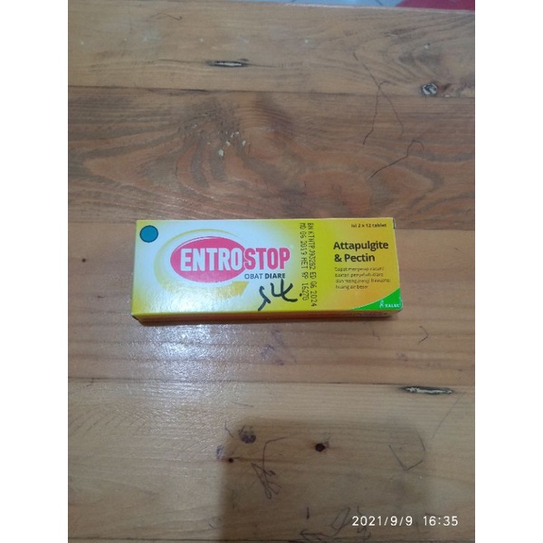 Jual enterostop tablet 1 strip 12 tablet | Shopee Indonesia
