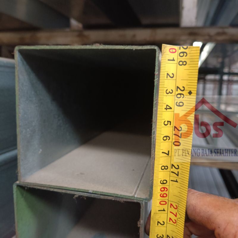 Jual BESI HOLLOW GALVANIS 10cm x 10cm (100x100) x 6 meter, Tebal 1.8mm ...