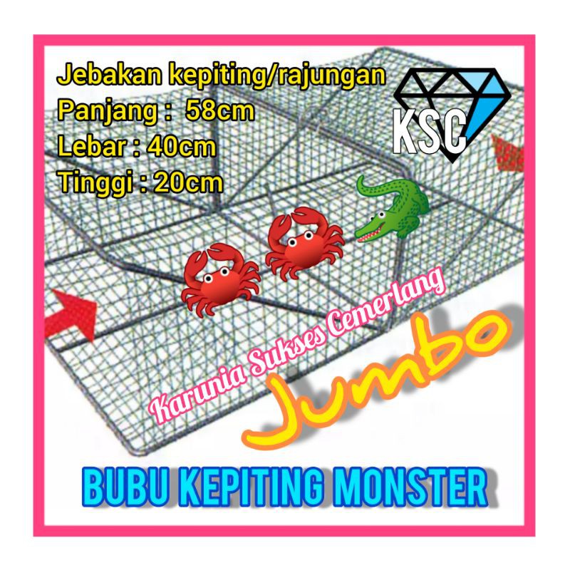 Jual PERANGKAP KEPITING JUMBO / BUBU KEPITING / JEBAKAN KEPITING ...