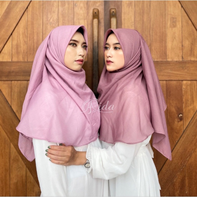 Jual Pashmina Bawal Original By Hijab By Aida | Shopee Indonesia