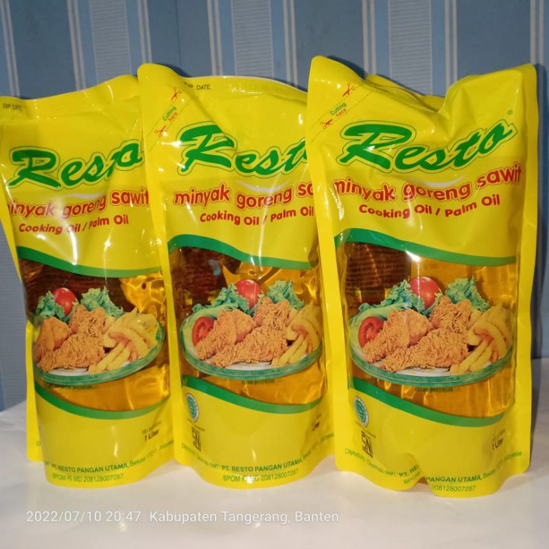 Jual MINYAK GORENG RESTO 1 LITER | Shopee Indonesia