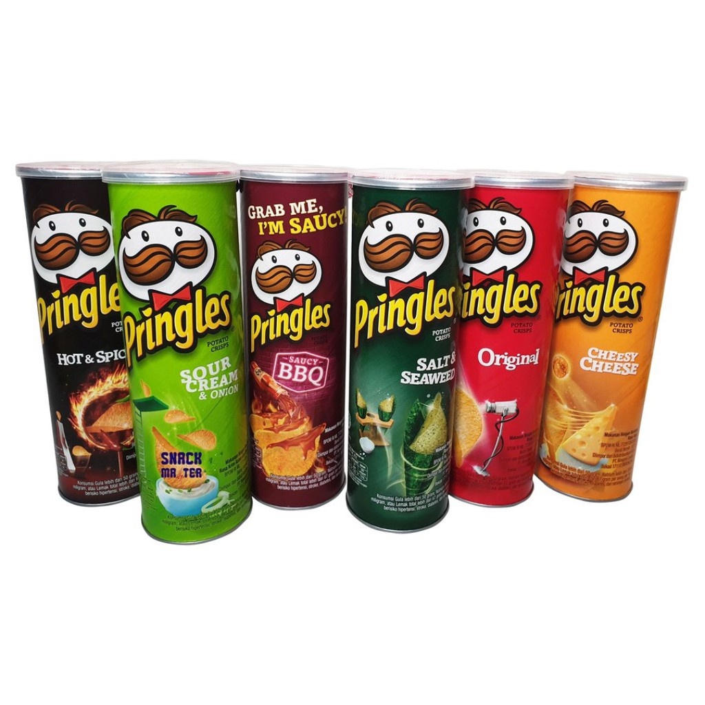 Jual PRINGLES Potato Crisps Kaleng 107gr | Shopee Indonesia