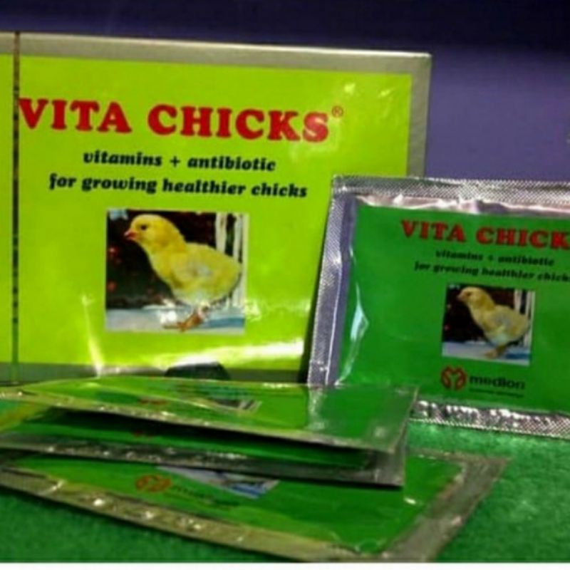Jual VITA CHICKS 5gram Medion - Vitamin Lengkap Untuk Ternak Unggas ...