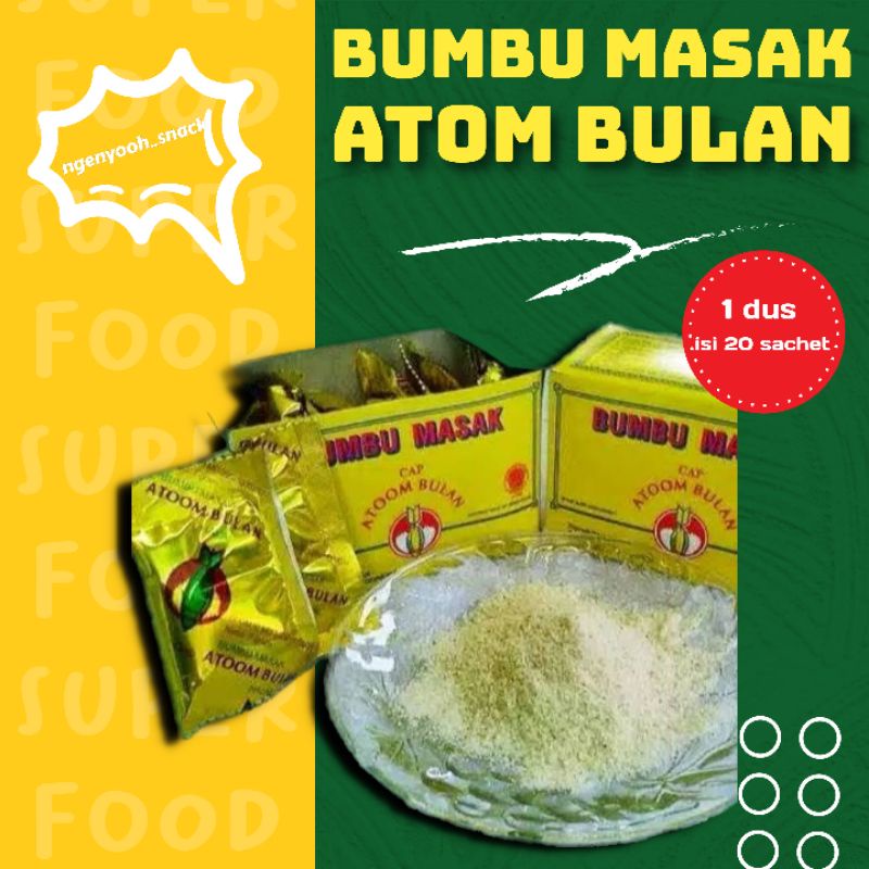 Jual Bumbu Atom Bulan (bumbu seblak) / BUMBU PENYEDAP RASA | Shopee ...