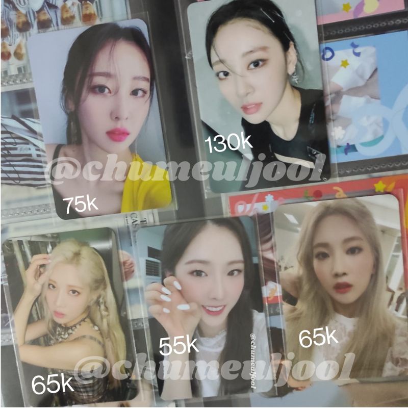Jual PHOTOCARD LOONA PTT & YVES KIMLIP HASEUL | Shopee Indonesia