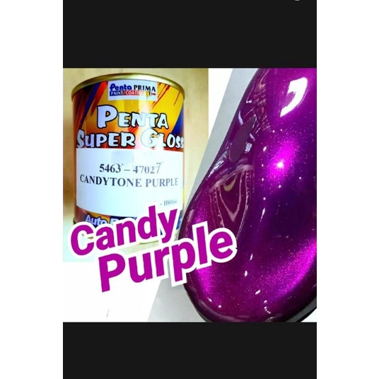 Jual CAT CANDY TONE PURPLE PENTA NC 1 KG | Shopee Indonesia