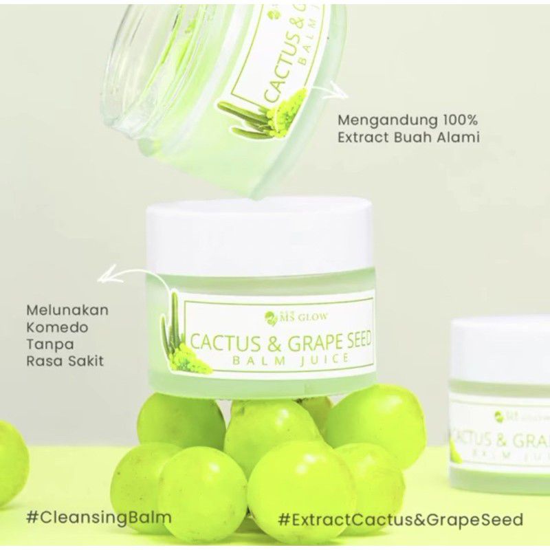 Jual MS GLOW CACTUS&GRAPE SPEED BALM JUICE | Shopee Indonesia