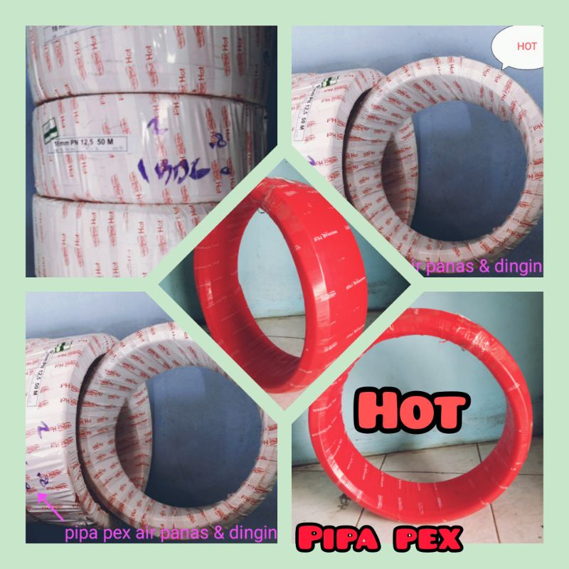 Jual Pipa pex 16mm atau 1/2" air panas | Shopee Indonesia
