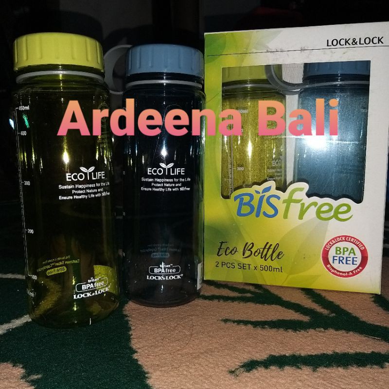 Jual Lock n Lock Eco Bottle 2 Pcs Set x 500 mL (Bisa Bundling ...