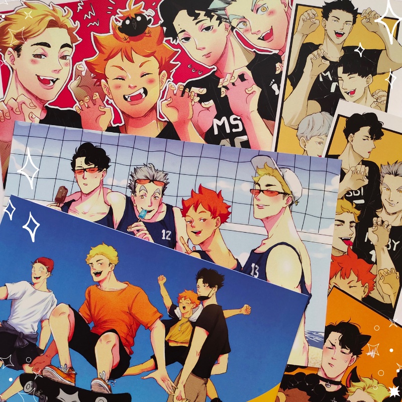 Jual Haikyuu MSBY - A5 Art Print | Shopee Indonesia