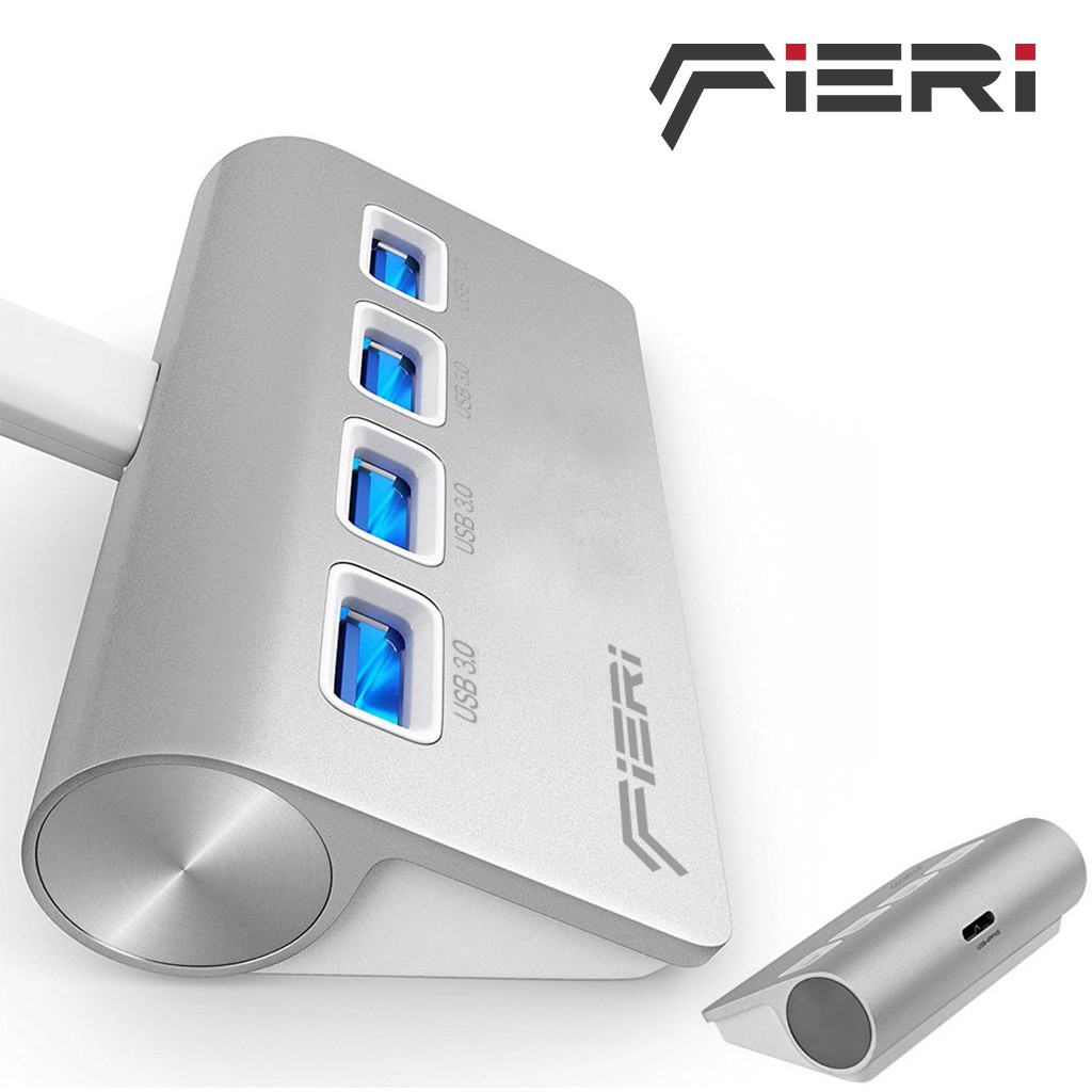 Jual Fieri Multiport USB to 4 USB 3.0 LED Hub Super Speed Untuk Windows ...