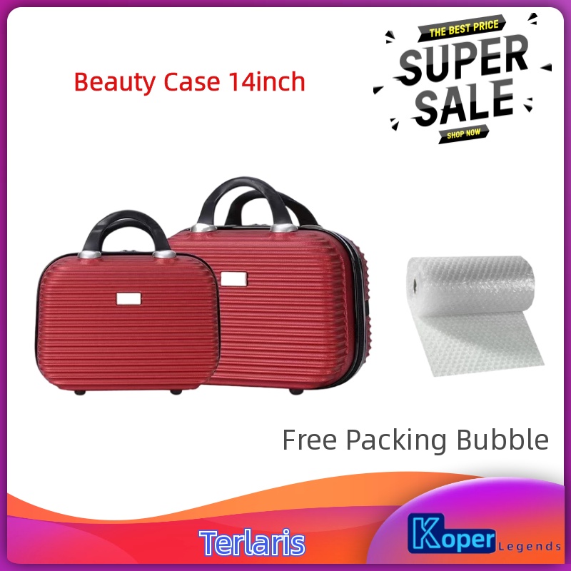 Jual Koper Mini 14inch Beauty Case Tas Koper Make Up Kosmetik | Shopee ...