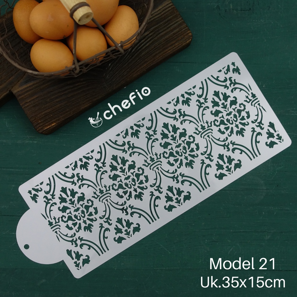 Jual Cake Stencils Lace Pattern Motif Batik Stensil Cake Dekorasi Kue ...