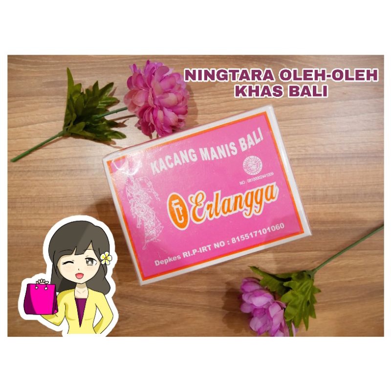 Jual ERLANGGA SUPER KACANG BALI & KACANG MANIS BALI 200GR | Shopee ...