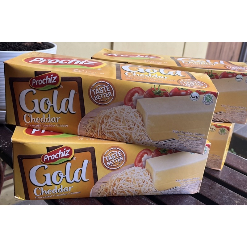 Jual Prochiz Gold Cheddar Cheese 2 Kg terjamin | Shopee Indonesia