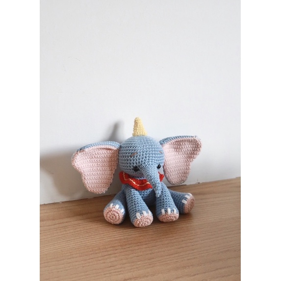 Jual Boneka Rajut Amigurumi Disney Dumbo- Crochet Dumbo Elephant ...