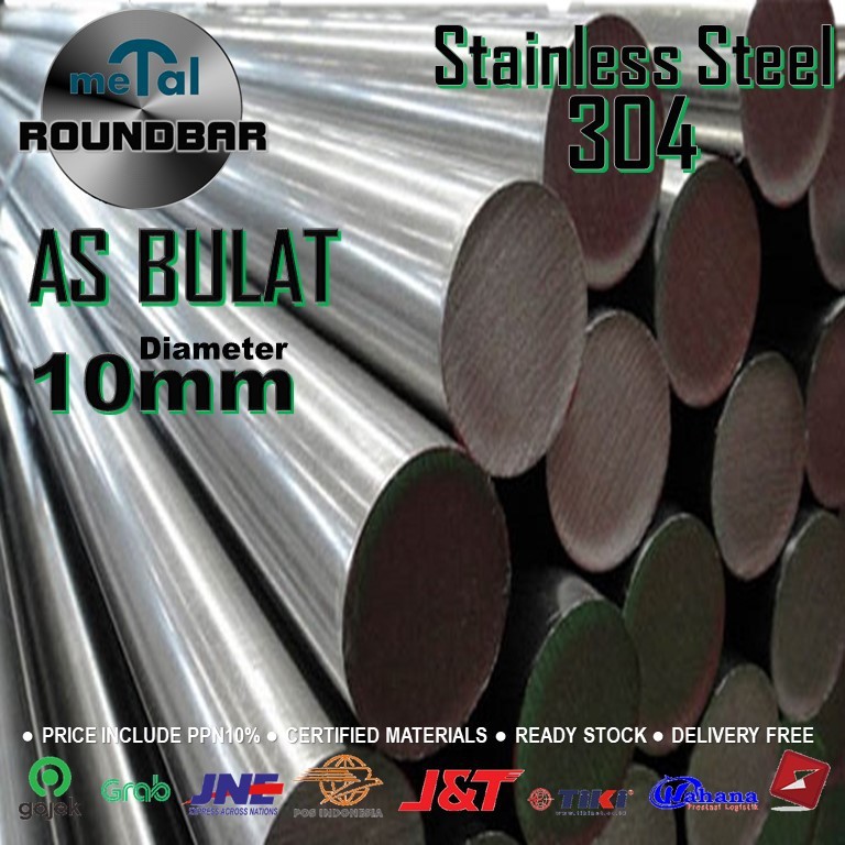 Jual AS BULAT SHAFT ROUND BAR STAINLESS SUS SS304 ASTM CF8 DIA ...