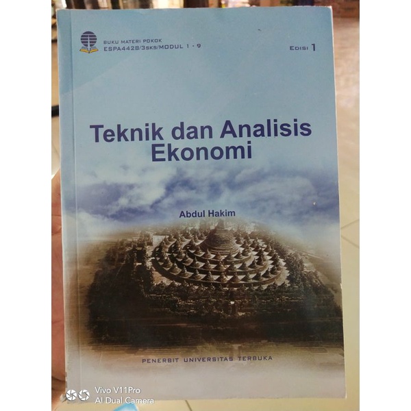 Jual TEKNIK DAN ANALISIS EKONOMI MODUL UT | Shopee Indonesia