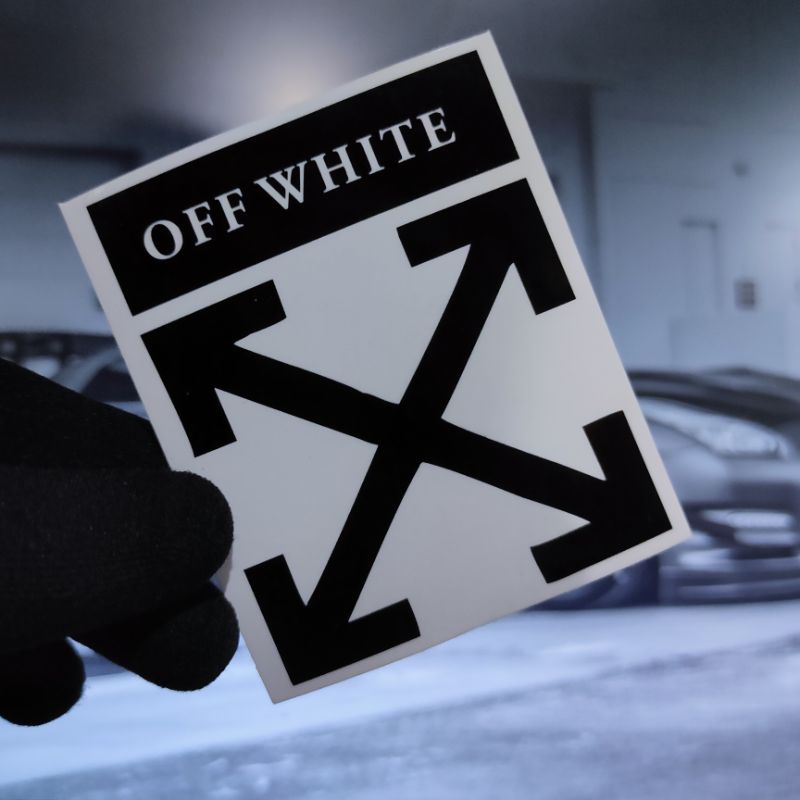 Jual STICKER OFF WHITE BRAND HYPEBEATS AESTHETIC STICKER | Shopee Indonesia