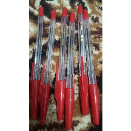 Jual Polpen Merah - Pen warna merah - Pilot merah - harga perbuah ...