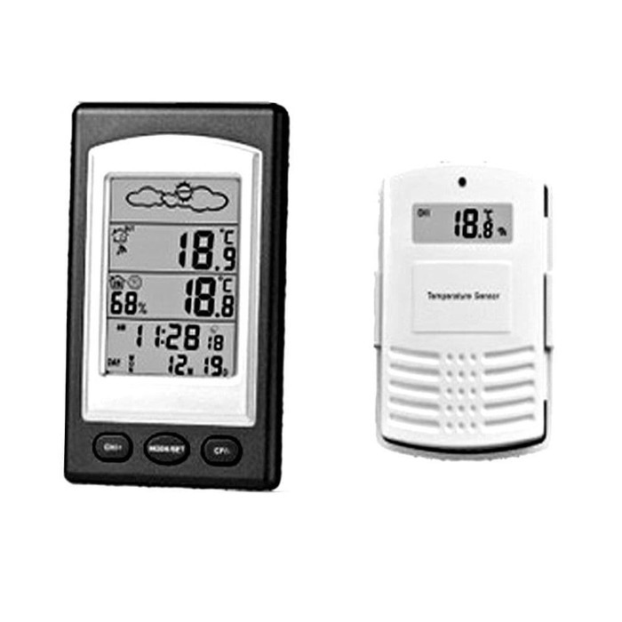 Jual Wireless Weather Station Hygrometer Thermometer Perkiraan Cuaca ...