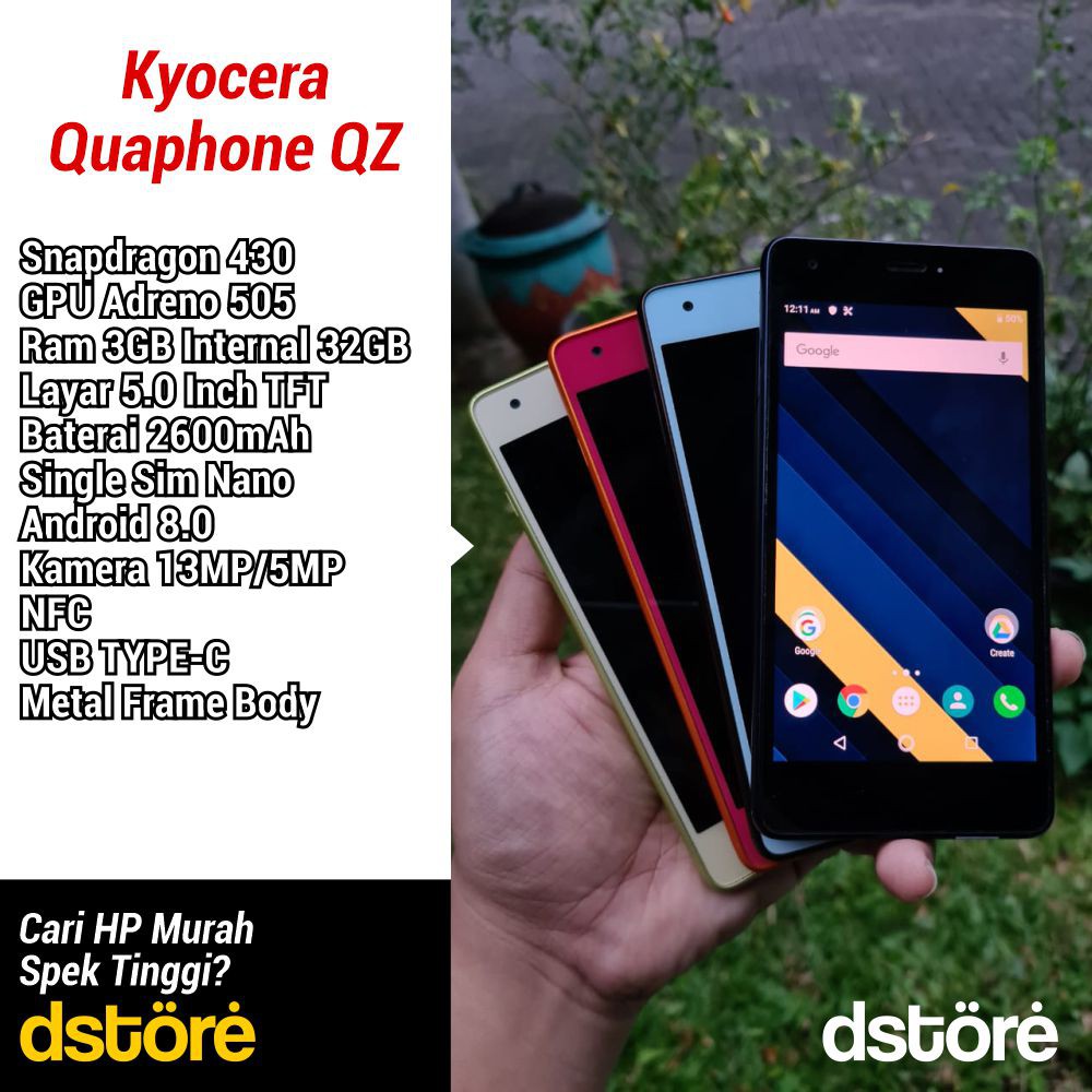 Jual Kyocera Qua Phone QZ KYV44 3/32 4G LTE Mulus Original Jepang ...